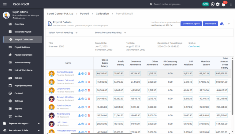 Self Service Platform - Realhrsoft